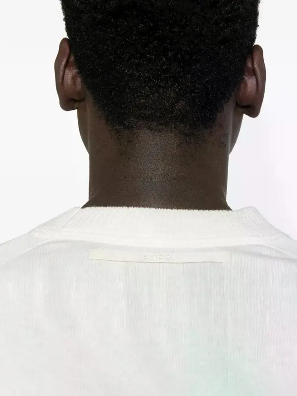 Sacai Long-sleeve Crew-neck Sweater