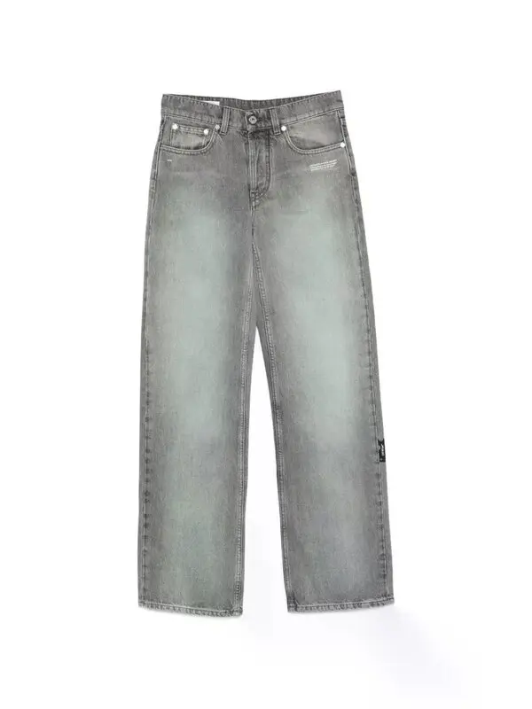 Off-White Buttoned Jeans