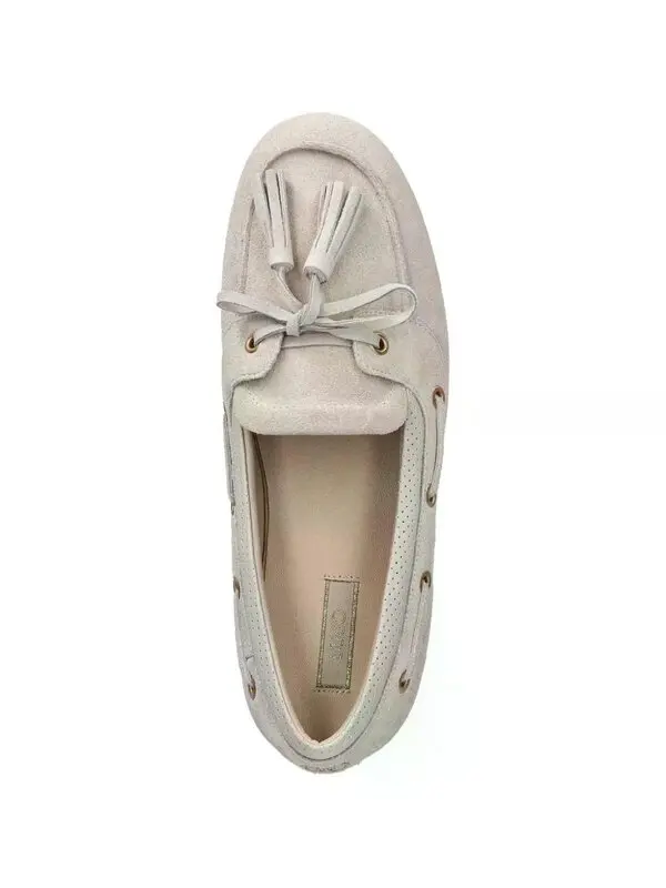 Liu Jo Suede Loafers With Tassel Detail - Neutrals