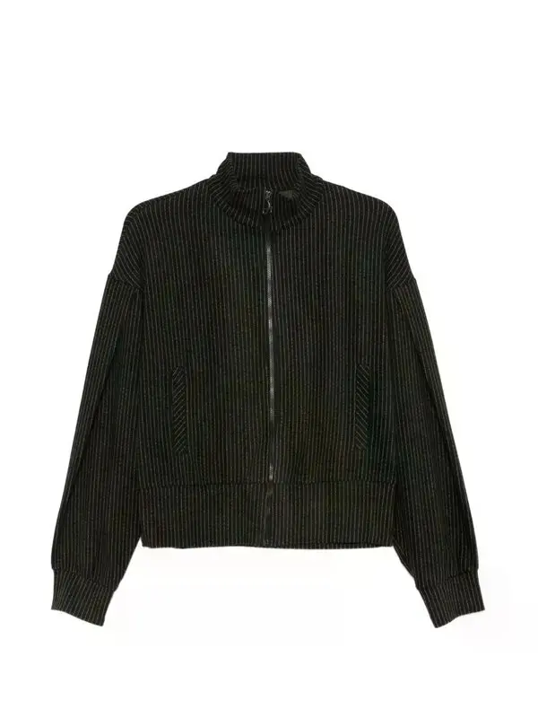 DEHA Striped Zip-fastening Cardigan