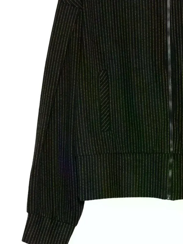 DEHA Striped Zip-fastening Cardigan