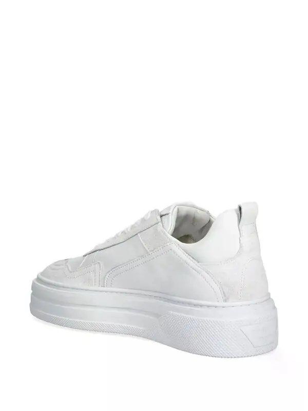 SUMMERY COPENHAGEN Panelled Leather Sneakers