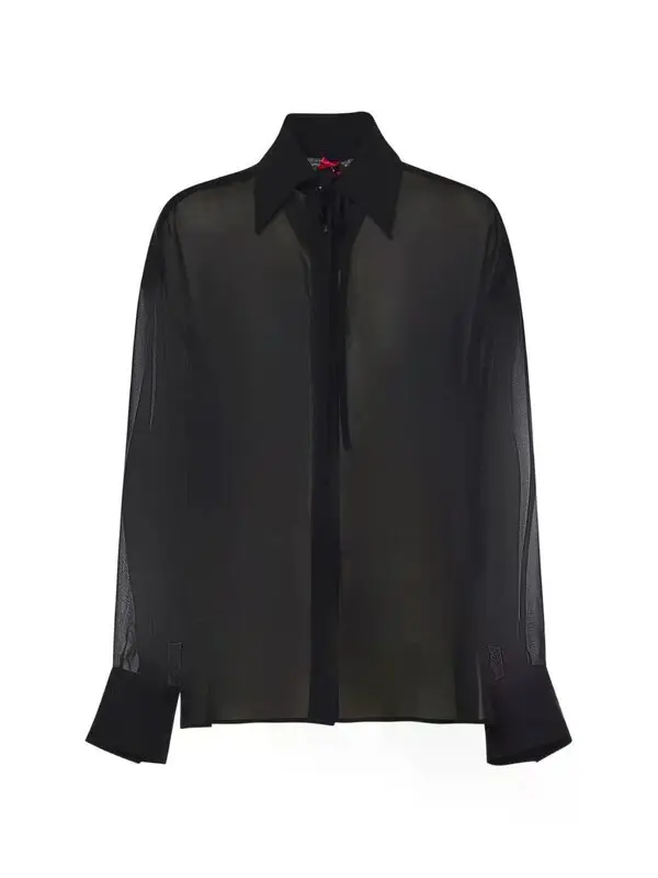 Pinko Tie-neck Shirt - Black