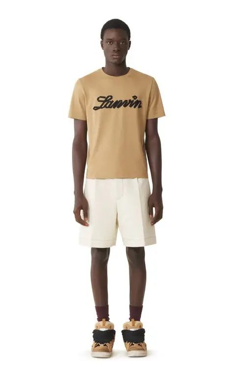 LANVIN Ribbon T-shirt - Camel