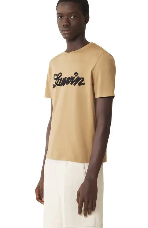 LANVIN Ribbon T-shirt - Camel