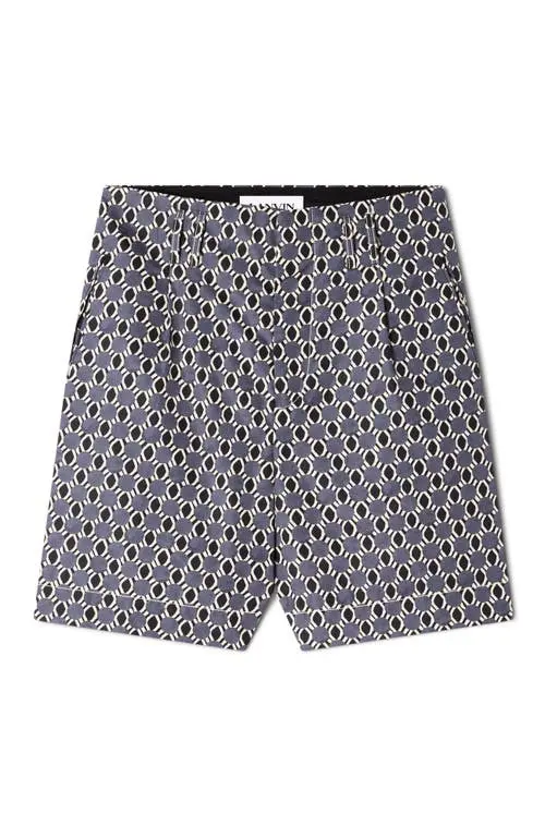 LANVIN Printed Cotton Shorts