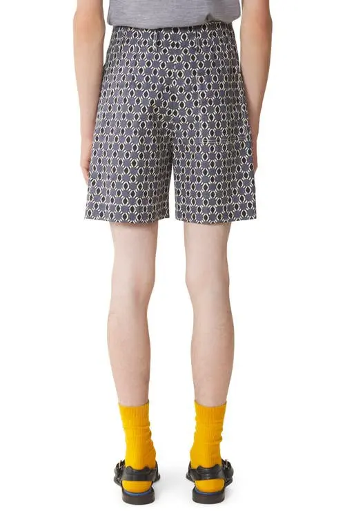 LANVIN Printed Cotton Shorts