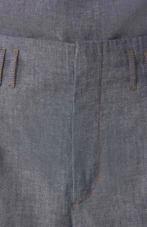LANVIN Chambray Tailored Shorts
