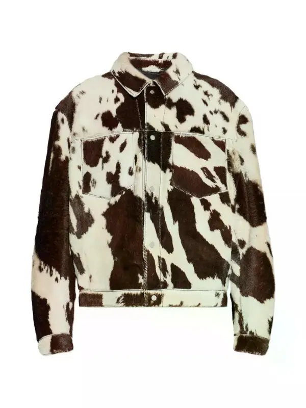REPRESENT Patterned Cowhide Jacket