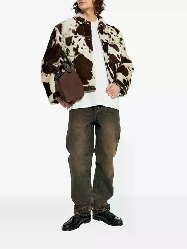 REPRESENT Patterned Cowhide Jacket