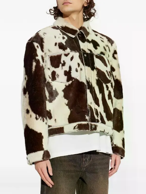REPRESENT Patterned Cowhide Jacket