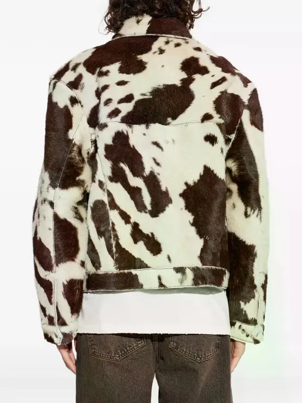 REPRESENT Patterned Cowhide Jacket