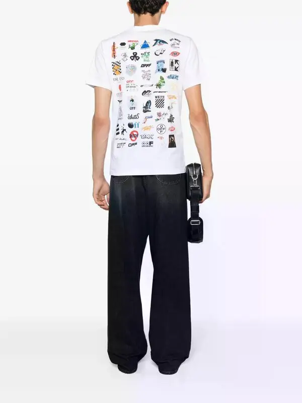 Off-White Logic Cotton T-shirt