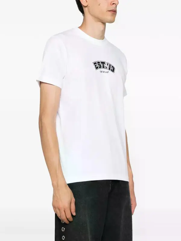 Off-White Logic Cotton T-shirt