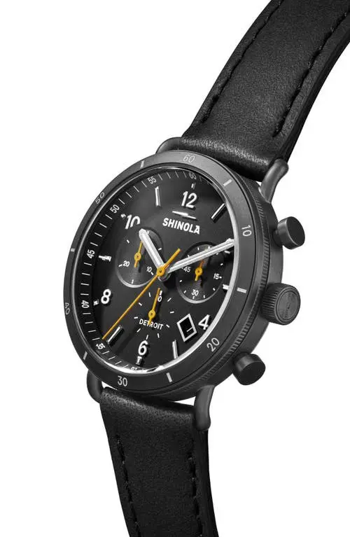 Shinola Canfield Sport Chronograph Strap Watch