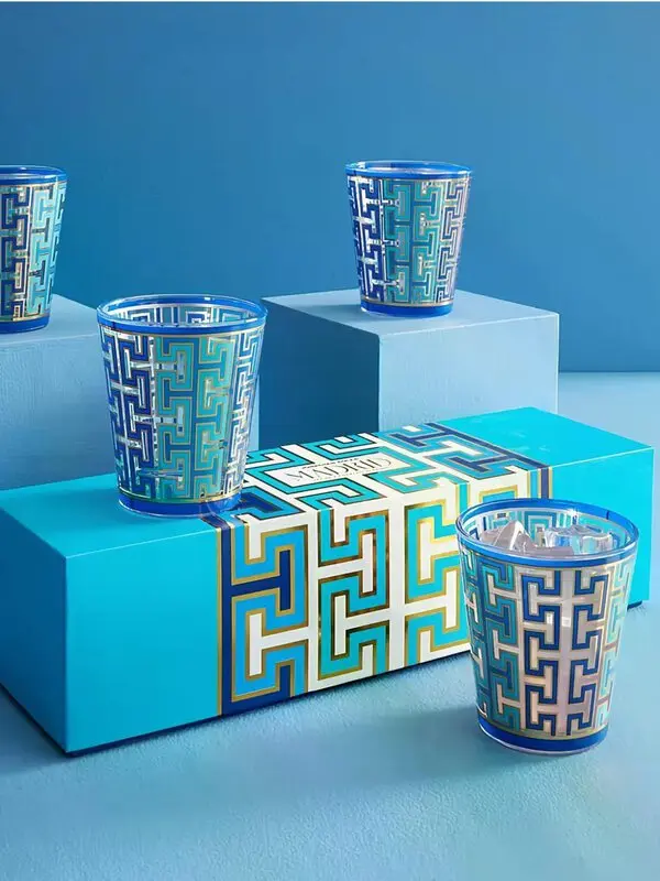 Jonathan Adler Geometric-pattern Glass