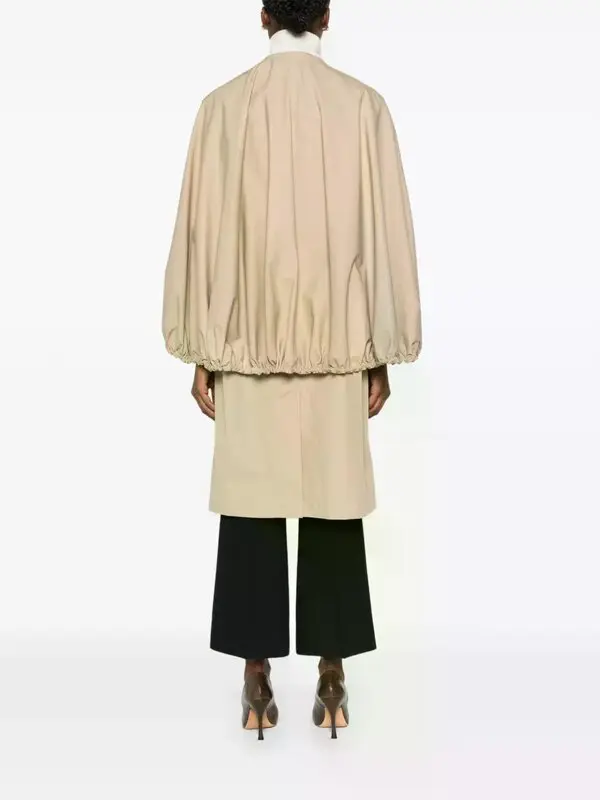 TOTEME Detachable Cape Coat - Neutrals