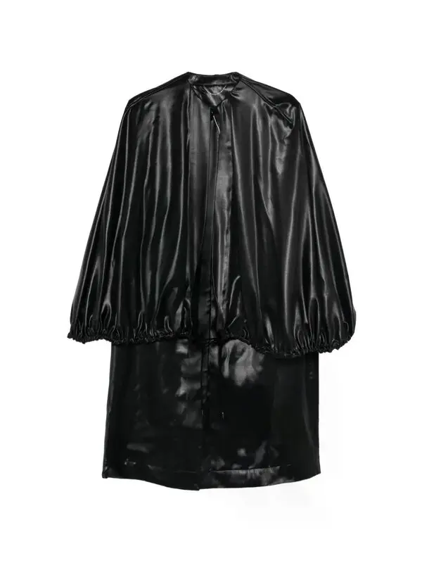 TOTEME Detachable Cape Coat - Black