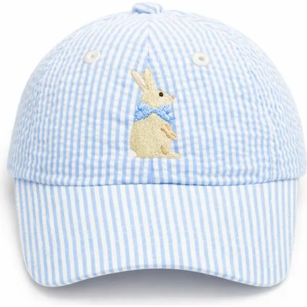 BITS & BOWS Bunny Baseball Hat - Blue