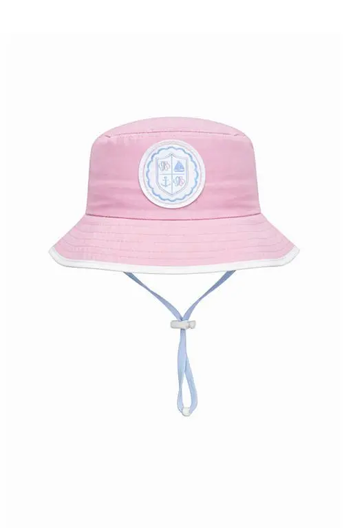 BITS & BOWS Coastal Crest Bucket Hat - Pink