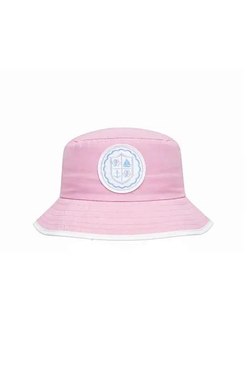 BITS & BOWS Coastal Crest Bucket Hat - Pink