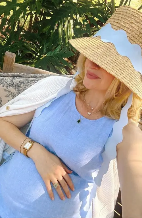 BITS & BOWS The Harbor Straw Hat - Blue