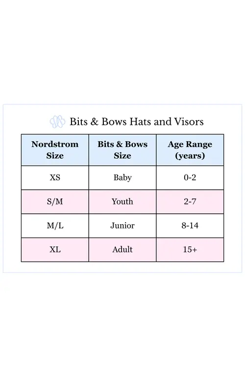 BITS & BOWS Sister Bow Baseball Hat