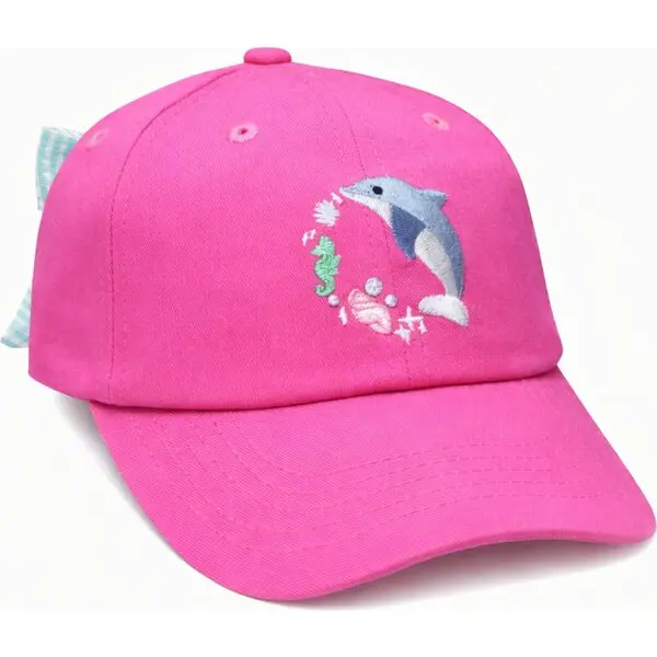 BITS & BOWS Dolphin Daydream Bow Baseball Hat