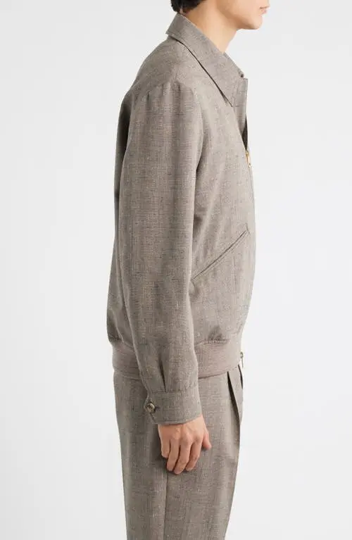 Paul Smith Regular Fit Wool Blend Jacket - Beige