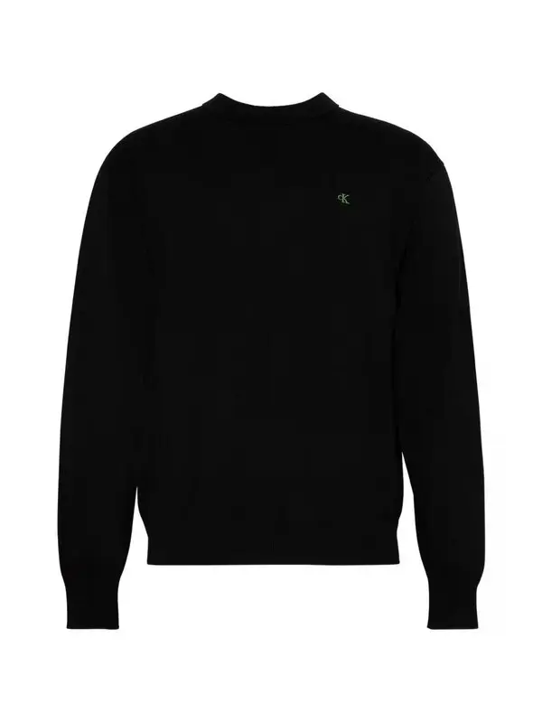 Calvin Klein Logo Sweater - Black