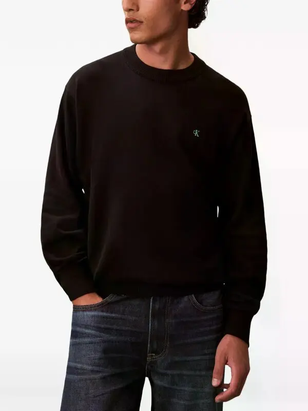 Calvin Klein Logo Sweater - Black