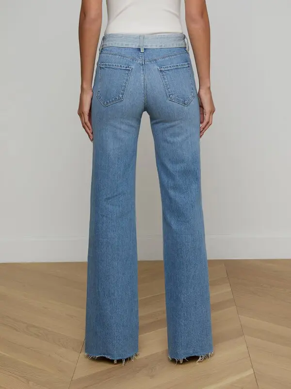 L'Agence Louane Wide-leg Flare Jean