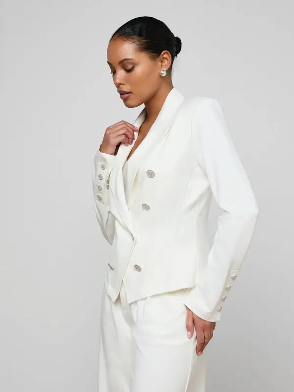 L'Agence Emerson Ponte Blazer - Ivory