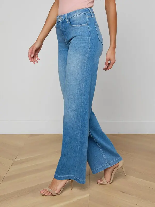 L'Agence Clayton Wide-leg Jean