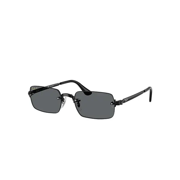 Ray-ban A$ap Rocky Rimless Rectangle Sunglasses - Black