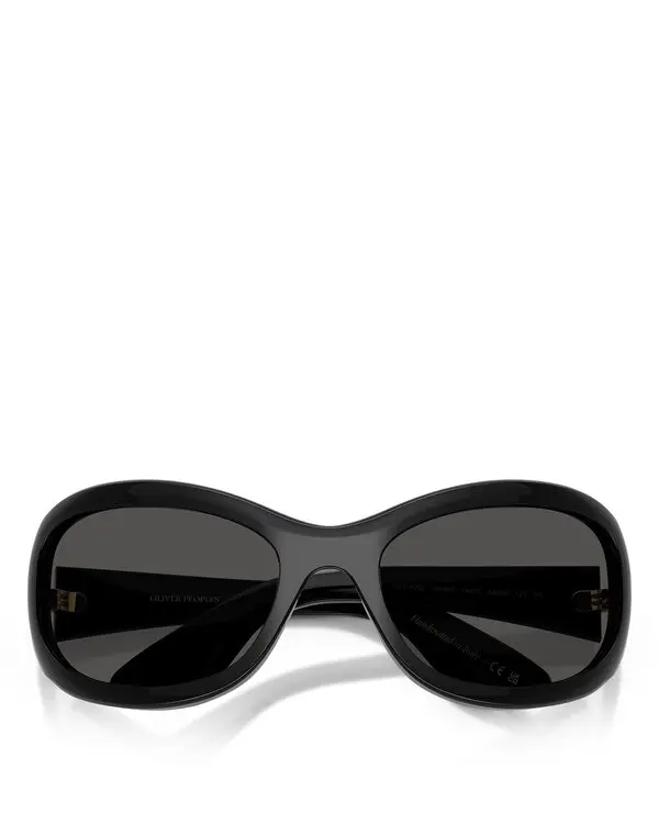 Oliver Spencer Oval Sunglasses, 64mm