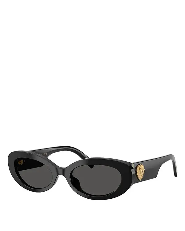 Dolce & Gabbana Oval Sunglasses, 53mm