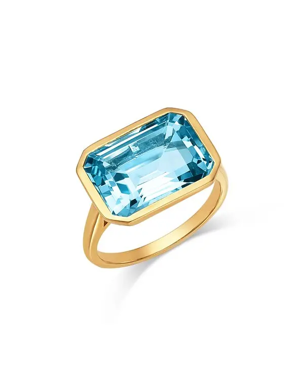 Bloomingdale'S 14k Yellow Topaz Solitaire Ring - Gold