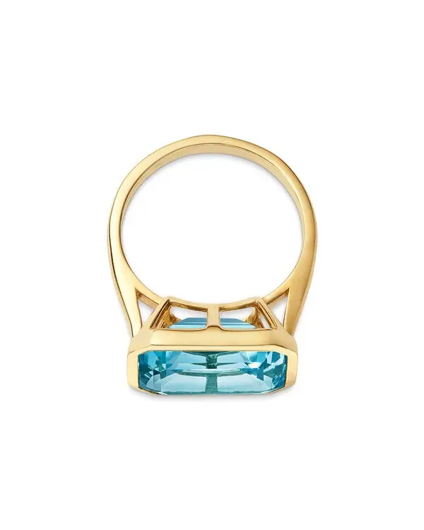 Bloomingdale'S 14k Yellow Topaz Solitaire Ring