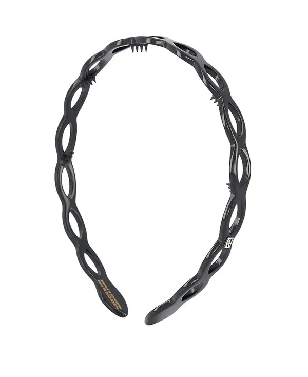 Alexandre De Paris Gaite Cutout Ultracomfort Acetate Headband - Black