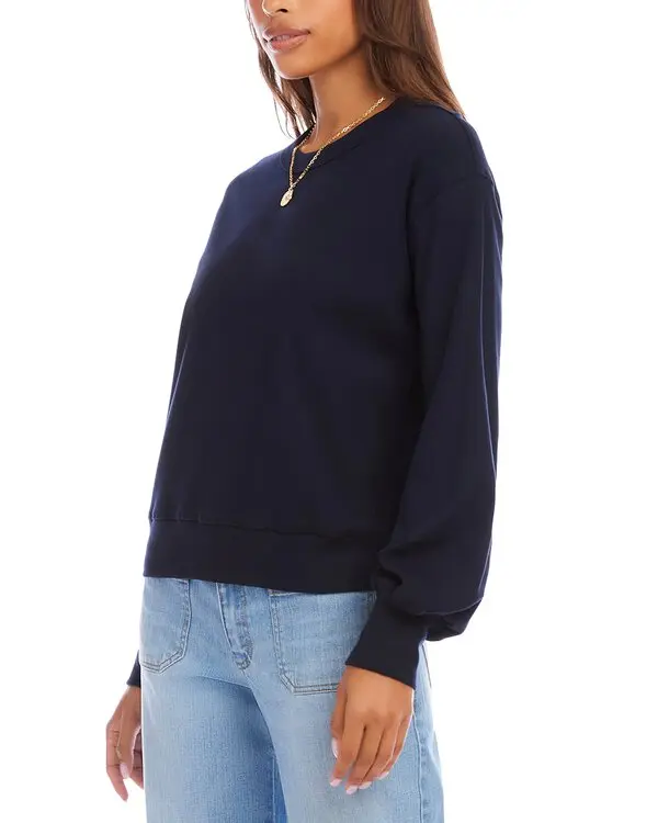 Karen Kane Long Sleeve Ribbed Top