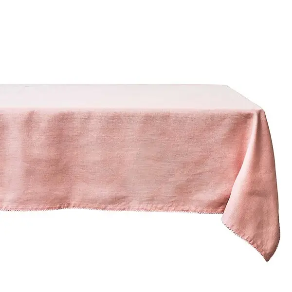 JULISKA Berry Scallop Tablecloth, 60 X 120 - Pink