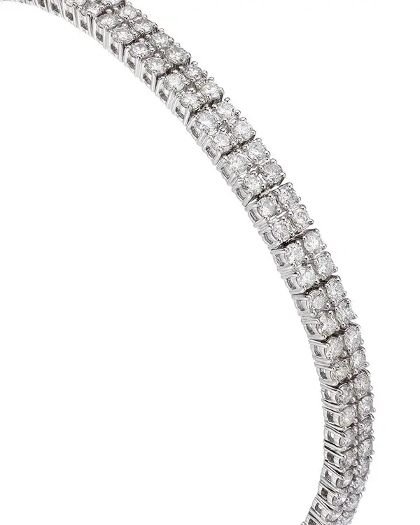Bloomingdale'S Diamond Double Row Bracelet 4.0 Tcw