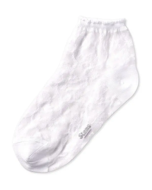 STEMS Sydney Sheer Lace Socks - White