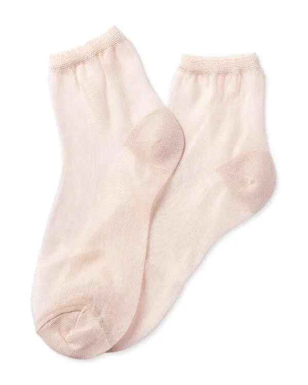 STEMS Hailey Silky Sheer Socks - Ivory