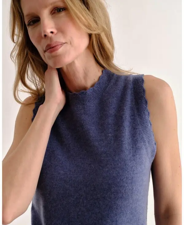CARTOLINA Lou Knit Tank - Gallery Blue