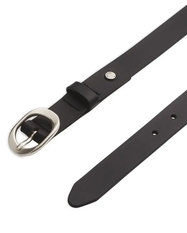 Rag & Bone Vera Slim Leather Belt