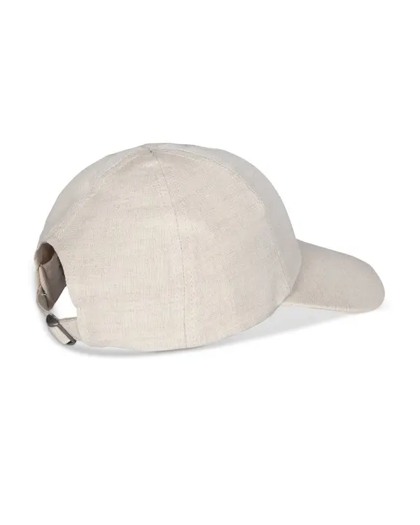 Polo Ralph Lauren Linen Bear Baseball Cap - Grey Heather