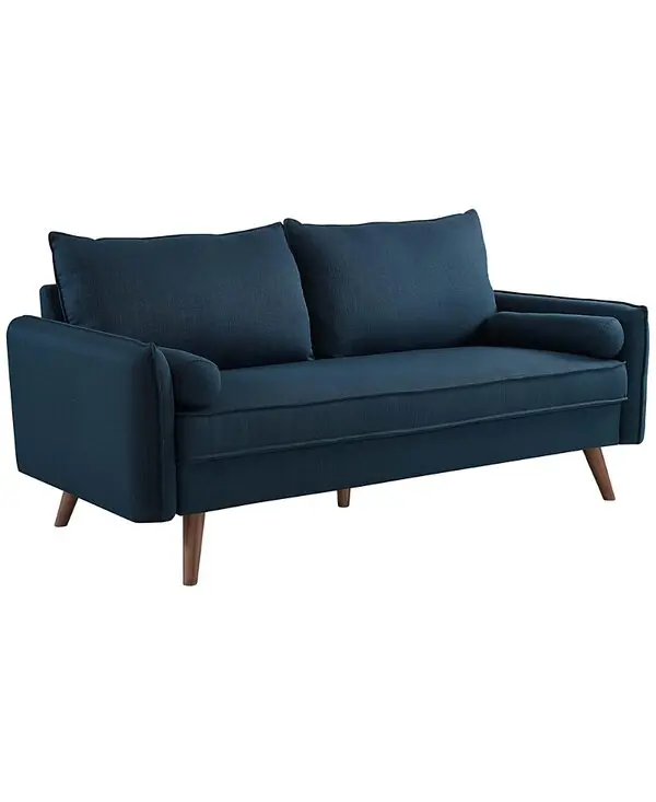 MODWAY Revive Upholstered Fabric Sofa - Azure