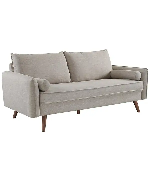 MODWAY Revive Upholstered Fabric Sofa - Beige